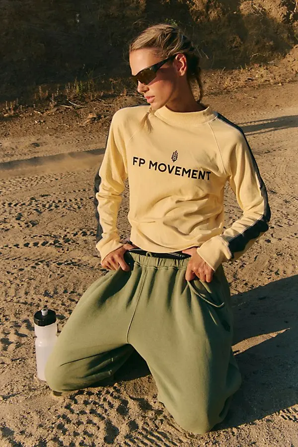 Free People Bring It On Logo Layer - Yellow Combo