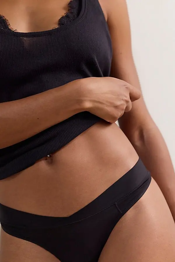 UNDERDAYS The Everyday Thong - Black