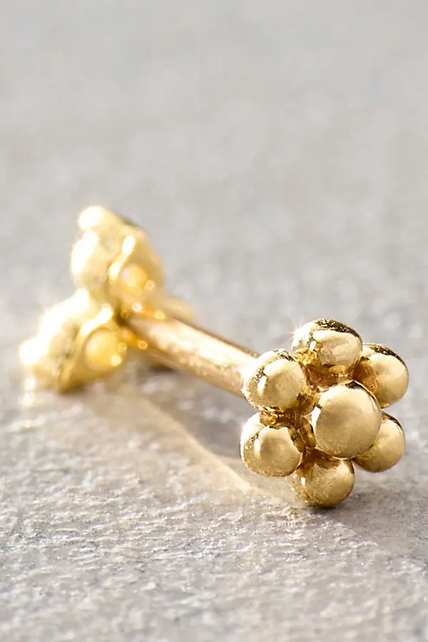 MARIA TASH Diamond Trinity 3mm Stud Earring