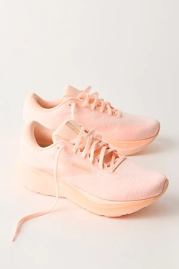 Brooks Ghost Amp Sneakers - Peach/peach/white