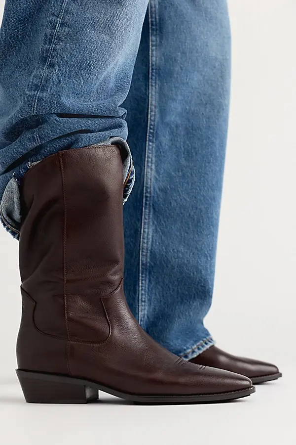 Kelsi Dagger Piper Western Boots - Warm Brown