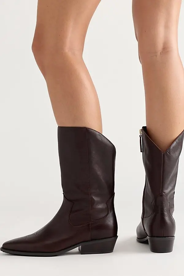 Kelsi Dagger Piper Western Boots - Warm Brown