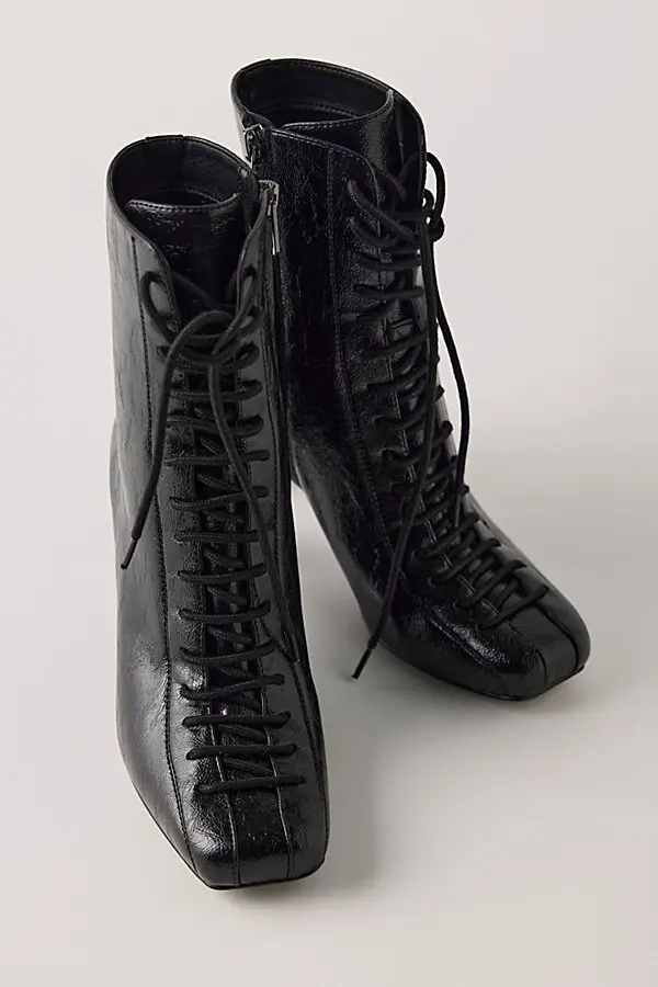 CIRCUS NY BY SAM EDELMAN Kendra Lace-up Boots - Black