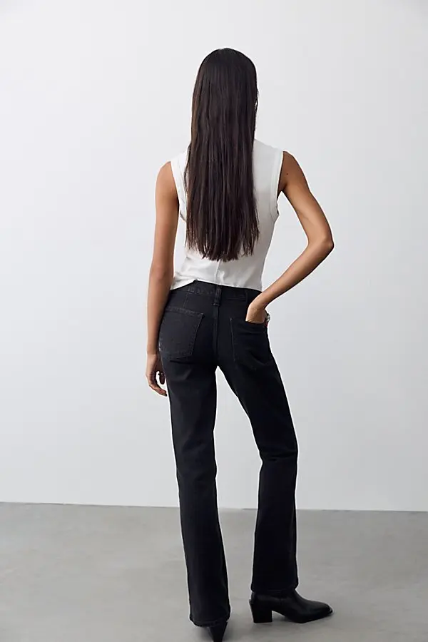 Free People We The Free Monte Low-rise Slim Bootcut Jeans - After Dark