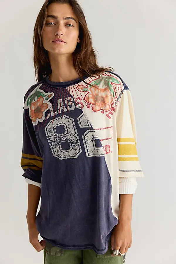 Free People We The Free Nagi Oversized Graphic Tee