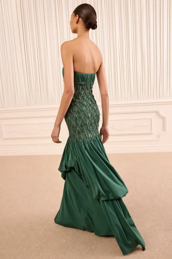 Ulla Johnson Octavine Strapless Silk Gown