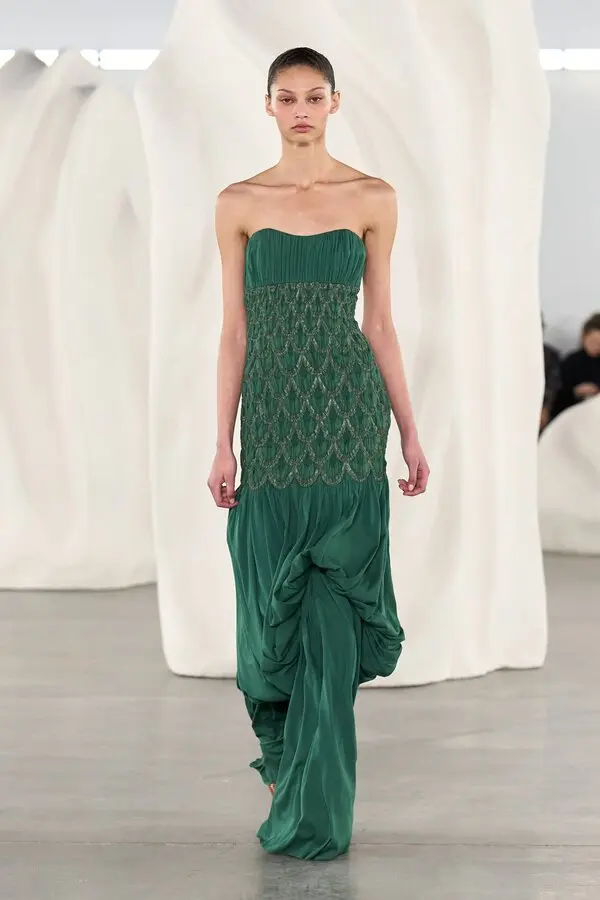 Ulla Johnson Octavine Strapless Silk Gown
