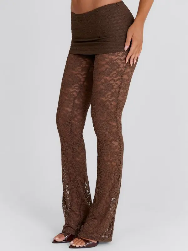 OUTCAST Kourtney Lace Flare Pants