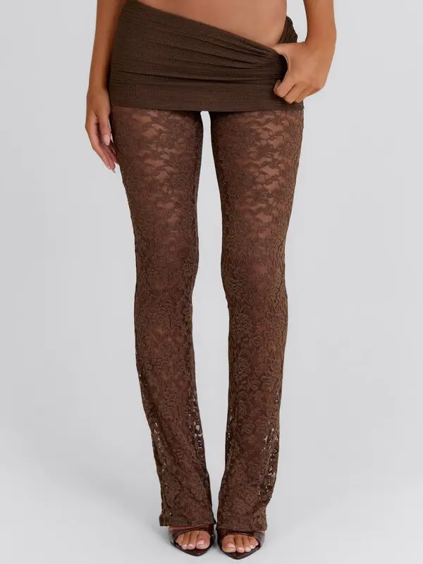 OUTCAST Kourtney Lace Flare Pants