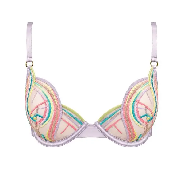 SOMEWHERE NEVER Miami Nice Underwire Bra - Purple