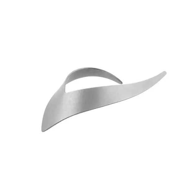 HOTA HOTA JEWELLERY Attitude Earring – Matte – Left - Silver