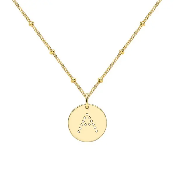NEOLA DESIGN Alphabet A Necklace