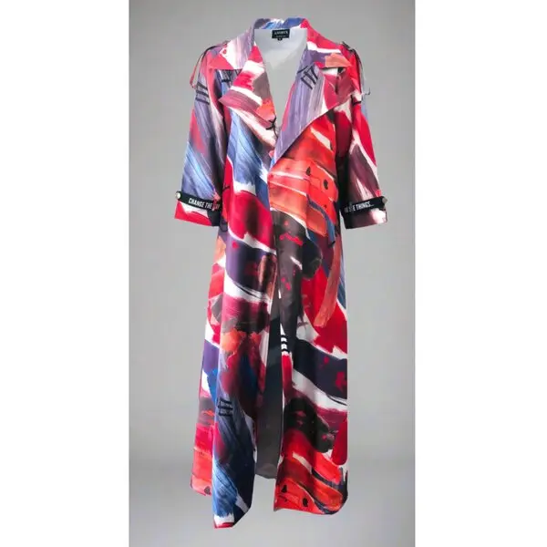 ARSHYS Rosey Silk Coat
