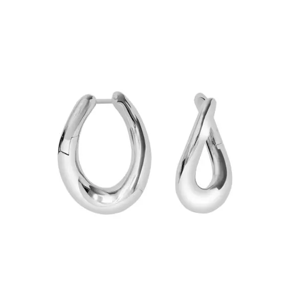 NEOLA DESIGN Sterling Twisted Hoop