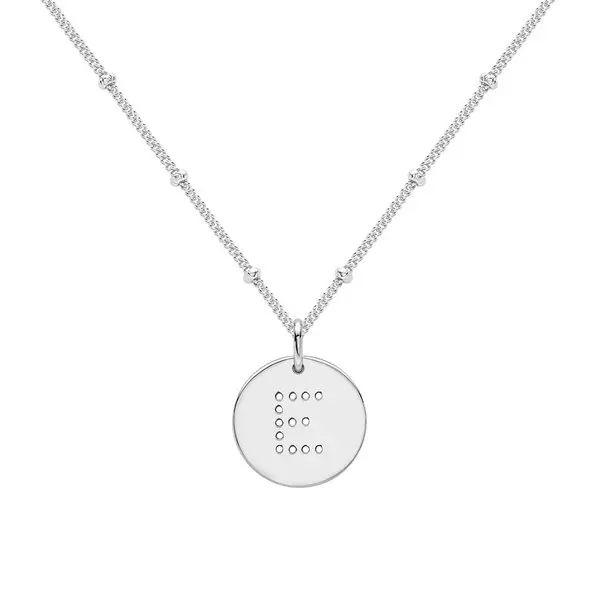 NEOLA DESIGN Alphabet E Necklace