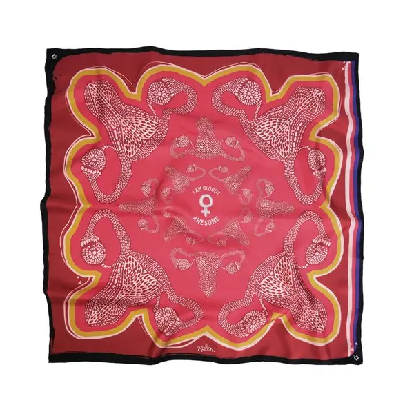 KUEEN Silk Scarf Bloody Awesome Collection Bloody
