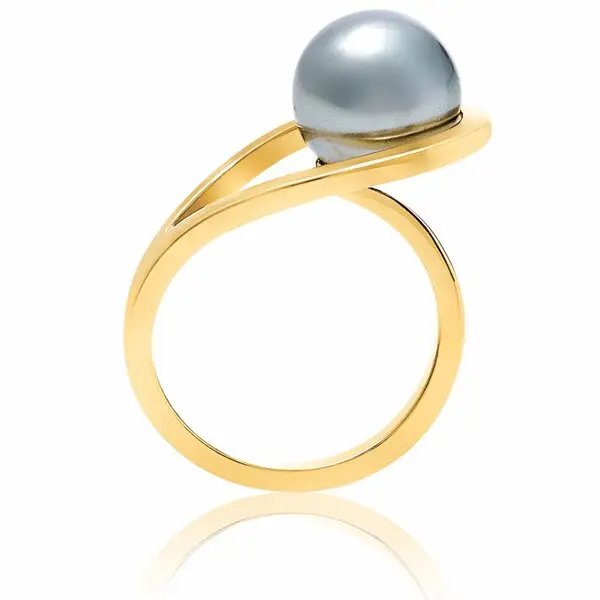 NEOLA DESIGN Ring With Freshwater Pearl Aurea