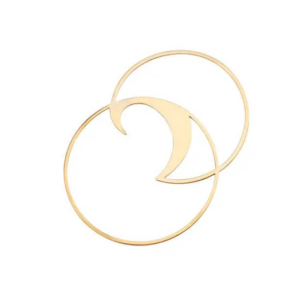 HOTA HOTA JEWELLERY Infinity Earring Plated - Gold