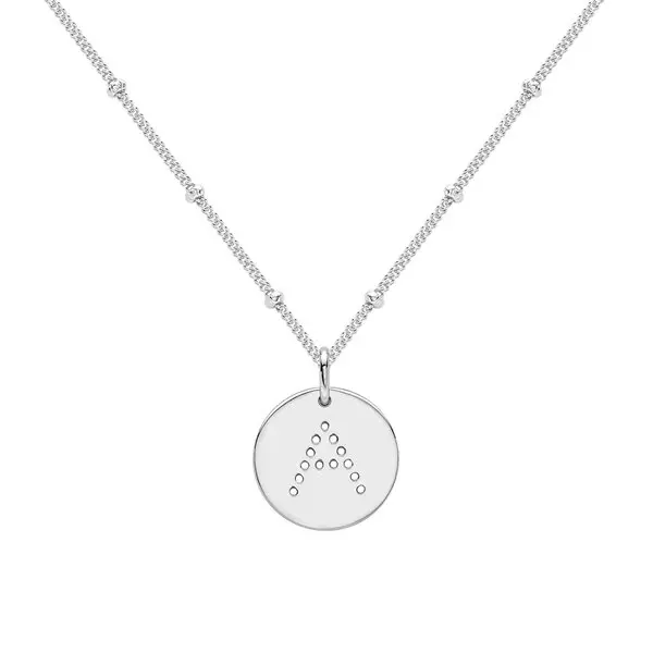NEOLA DESIGN Alphabet A Necklace
