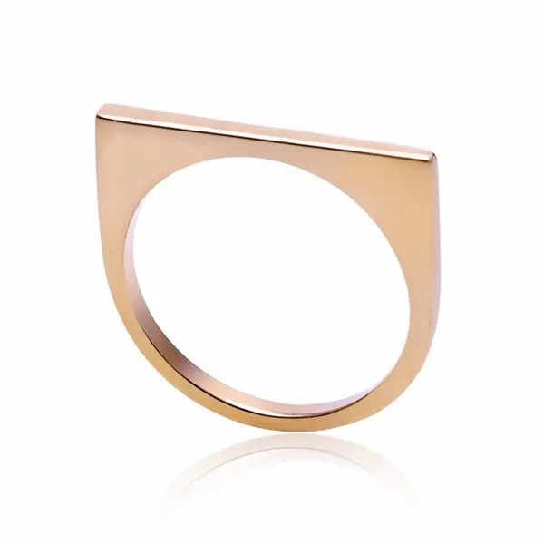 NEOLA DESIGN Minerva Geometric Stacking Ring - Rose Gold