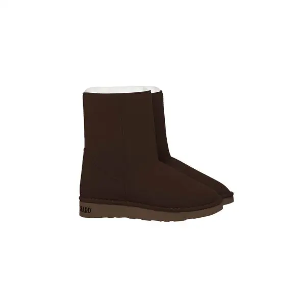 NEW ORCHARD Classic Vegan Medium  With White Fur - Brown