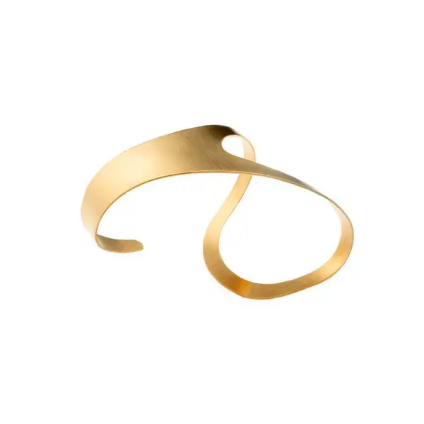 HOTA HOTA JEWELLERY Echo Bracelet – Matte – -plated – Left - Gold