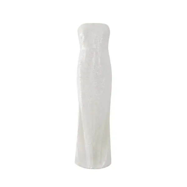 AISL Strapless Column Sequin Gown