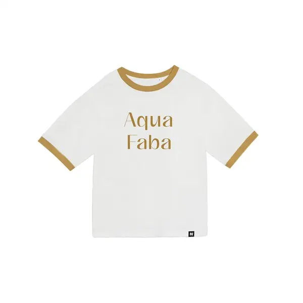 NEW ORCHARD Vegan T-shirt With Slogan Print