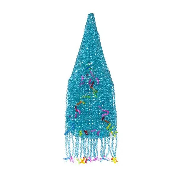 TILLIE BEADS Fringe Mini Shoulder Strap Bead Bag