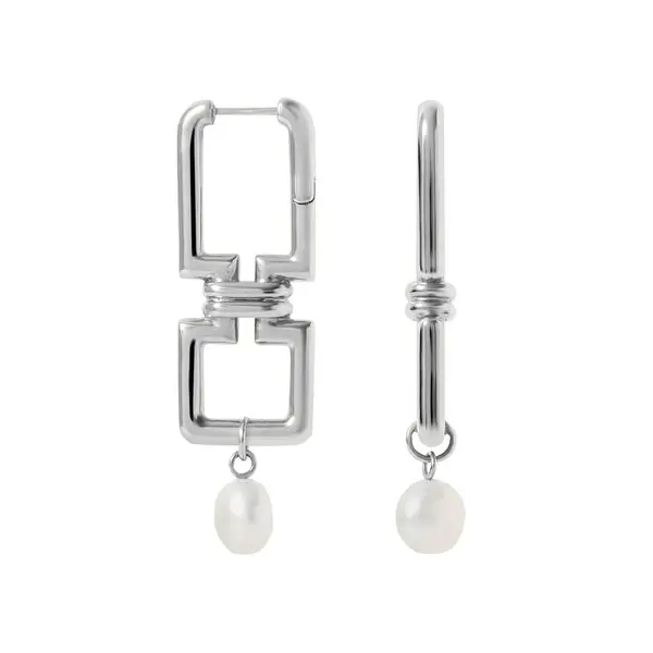 NEOLA DESIGN Sterling Pearl Earrings Xenia