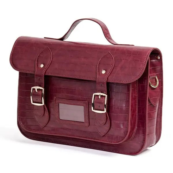 JPO Atherton Standard Satchel Burgundy - Red