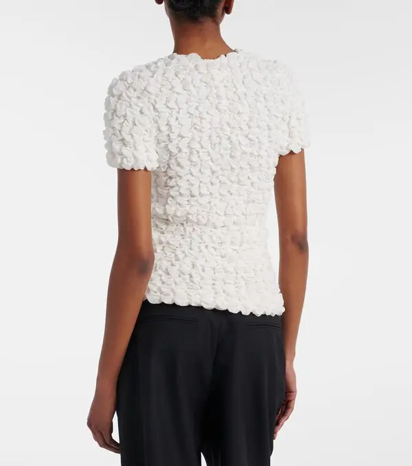Khaite Polly Silk Chiffon Top