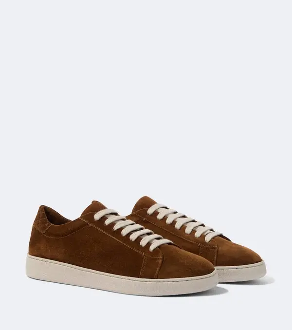 Eleventy Suede Sneakers - Brown