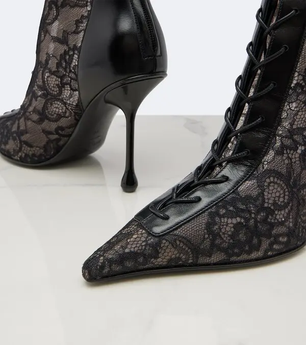 JIMMY CHOO Scarlett Lace Over-the-knee Boots