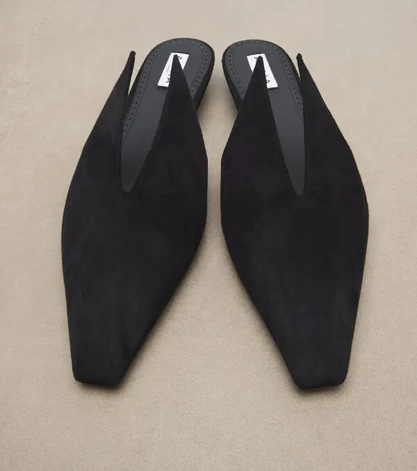 Alaïa Suede Mules