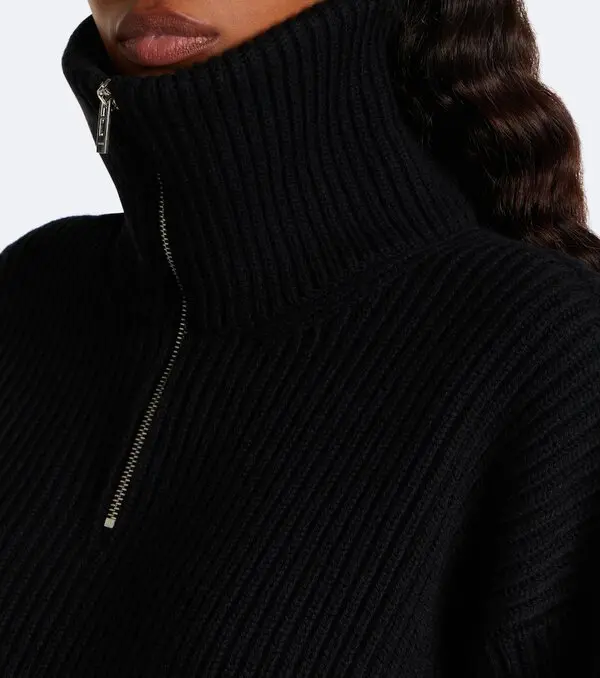 Alaïa Ribbed-knit Wool And Cashmere Sweater