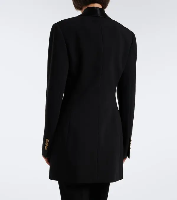 Versace Embellished Wool Tuxedo Jacket