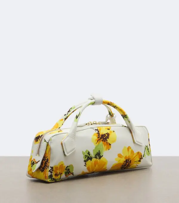Alaïa Le Teckel Floral Top-handle Bag