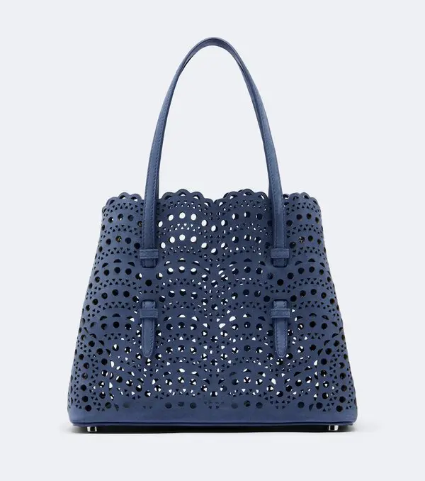 Alaïa Mina 20 Medium Leather Top-handle Bag