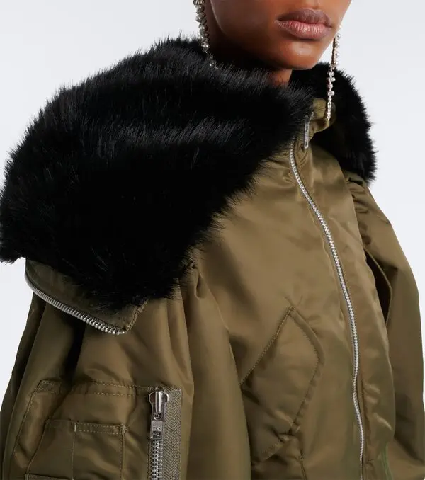 Simone Rocha Padded Hooded Bomber Jacket