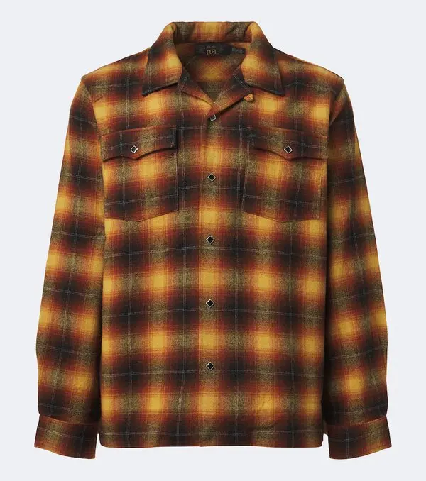 Ralph Lauren Plaid Wool-blend Shirt