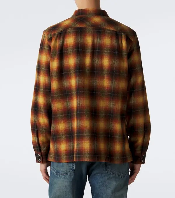 Ralph Lauren Plaid Wool-blend Shirt