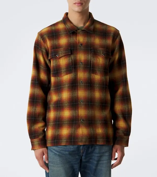 Ralph Lauren Plaid Wool-blend Shirt