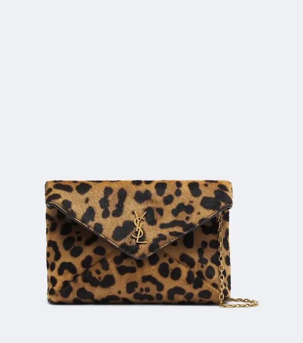 Saint Laurent Cassandre Small Calf Hair Shoulder Bag