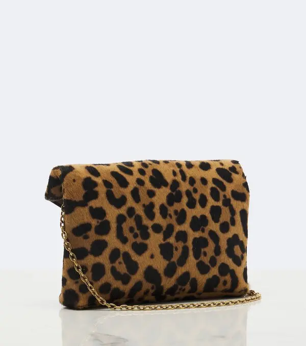 Saint Laurent Cassandre Small Calf Hair Shoulder Bag
