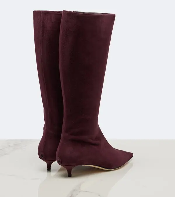 JIMMY CHOO Amis Suede Knee-high Boots