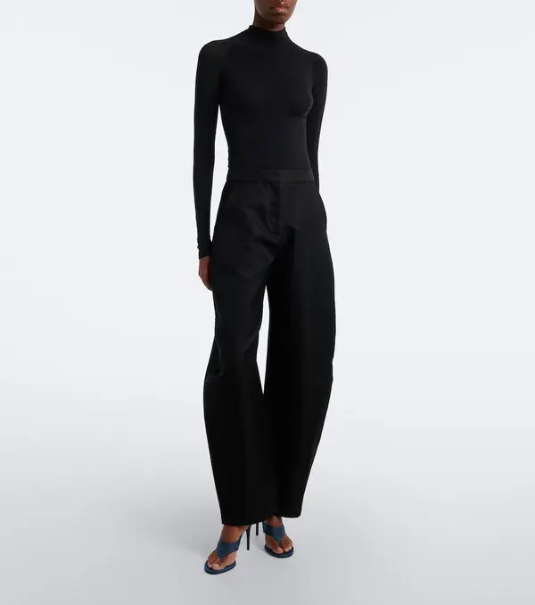Alaïa Tulle Thong Sandals
