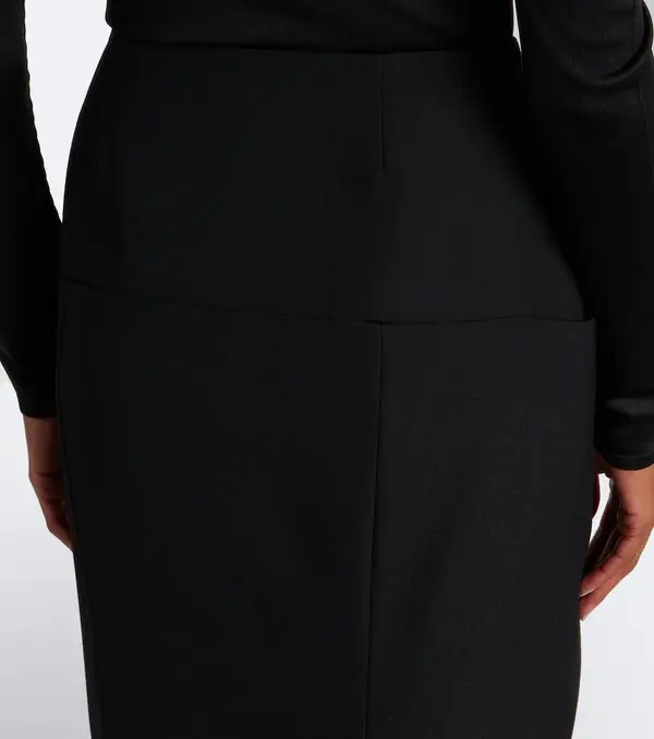 Alaïa Wool Maxi Skirt