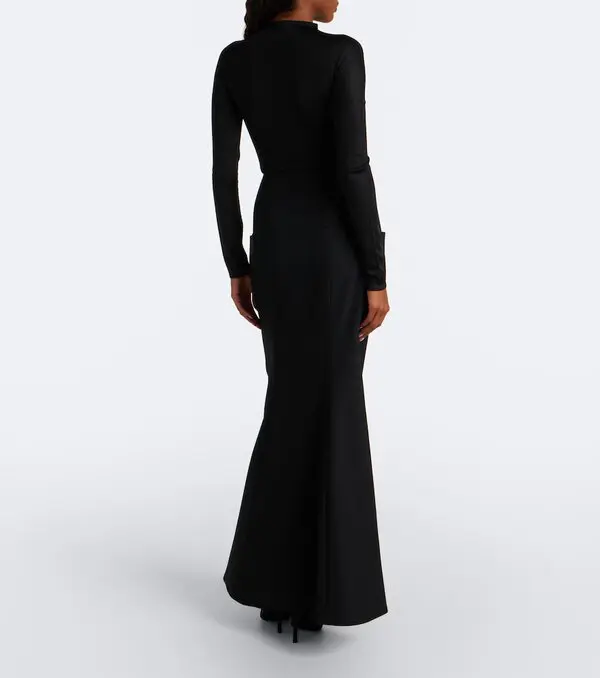 Alaïa Wool Maxi Skirt