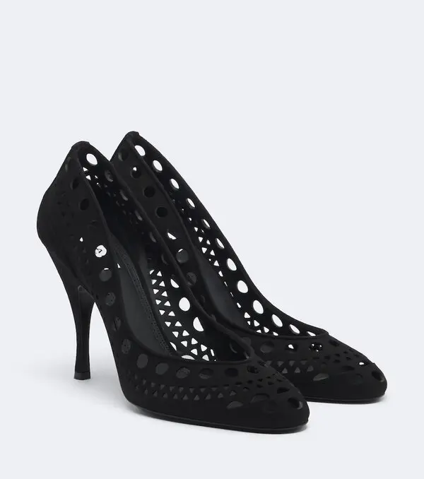 Alaïa Suede Pumps - Black